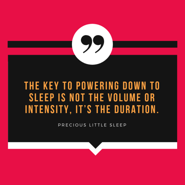 What it Means to Power Down to Sleep - Precious Little Sleep